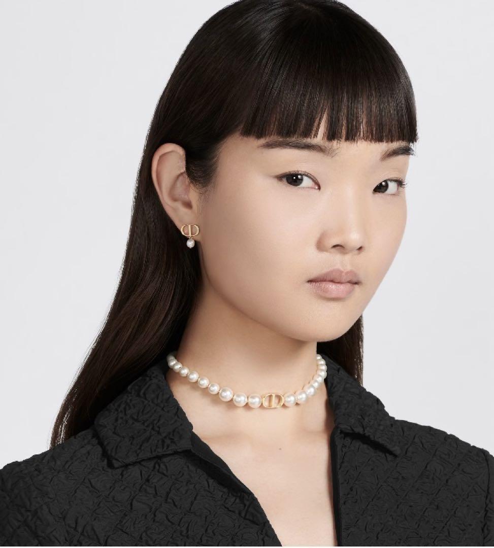 Christian Diorネックレスパール すばらしく Christian Diorネックレスパール すばらしく