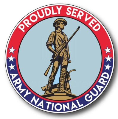 Army National Guard Veteran Decal Sticker 4" | eBay