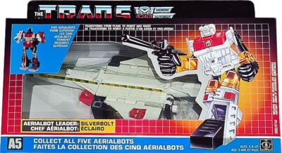 Transformers Aerialbot: Silverbolt, Takara, Vintage G1 1986, New! MISB ...