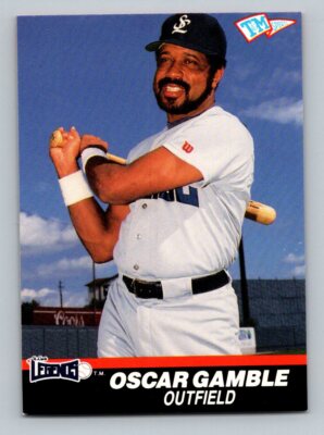 1989 T&M Senior League #37 Oscar Gamble St. Lucie Legends Baseball Card ...