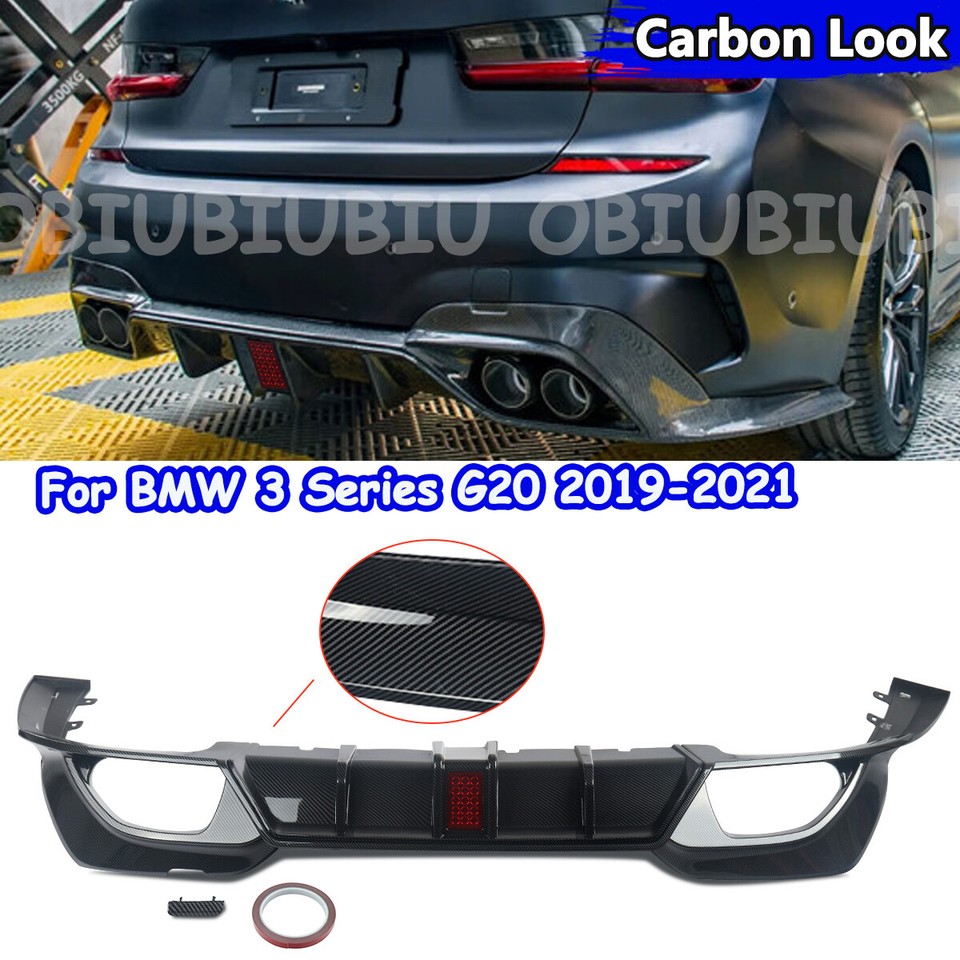 Rear Bumper Diffuser Lip For BMW G20 330i M340i M Sport 2019-2022 ...