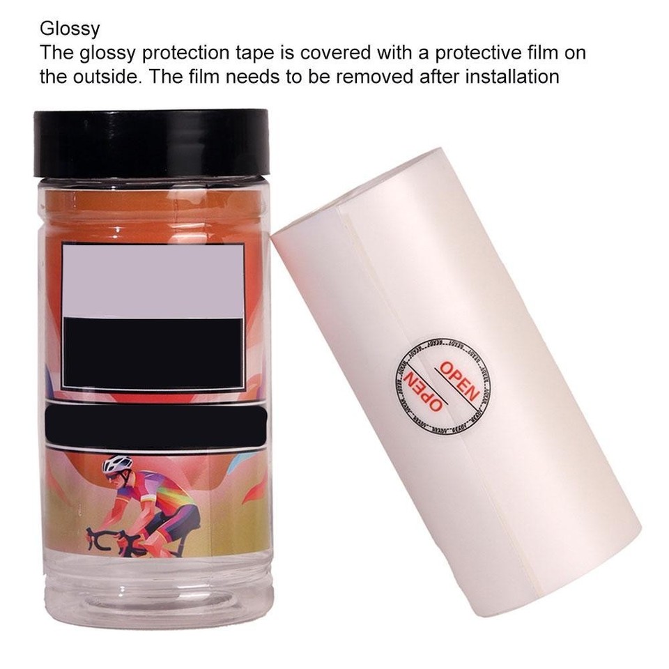 Transparent Bike Frame Scratch For Protection Tape 200cm by 10cm Material | eBay UK