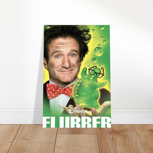 Flubber Movie Classic Disney Retro Poster - Green Science Fiction ...