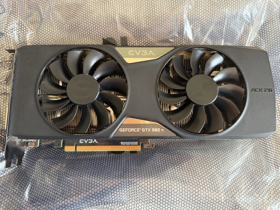 EVGA NVIDIA GeForce GTX 980 Ti SC 6GB Complete In Box Excellent ...