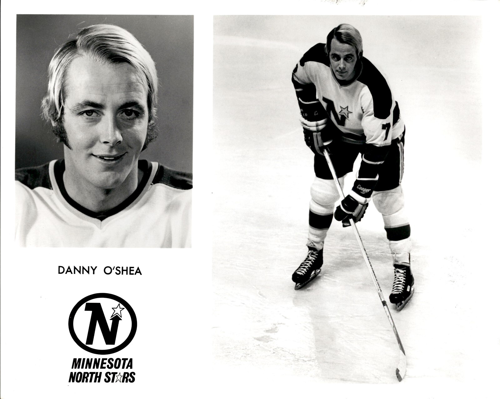 PF5 Original Photo DANNY O'SHEA 1968-71 MINNESOTA NORTH STARS NHL ...