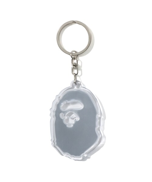 New A BATHING APE APE HEAD REFLECTIVE KEYCHAIN from BAPE (Choose one ...