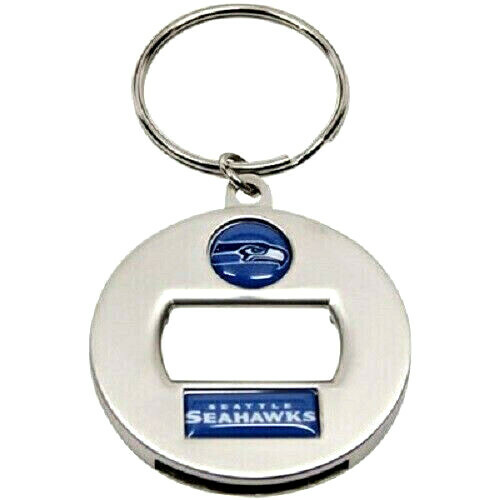 Seattle Seahawks NFL Metal Bottle Opener Key Chain Round | eBay