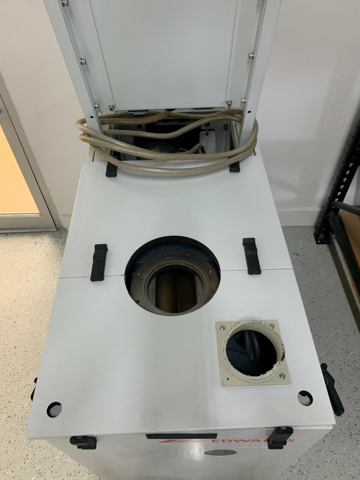 BOC EDWARDS iQDP80 DRY VACUUM PUMP W/ QMB1200 BOOSTER BLOWER ...