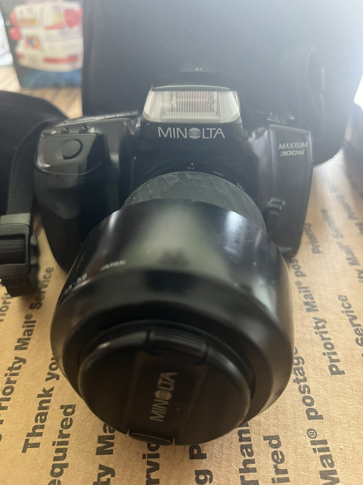 Minolta Maxxum 300si 35mm SLR Film Camera W/ Af Zoom 70-210 & 35-70 ...