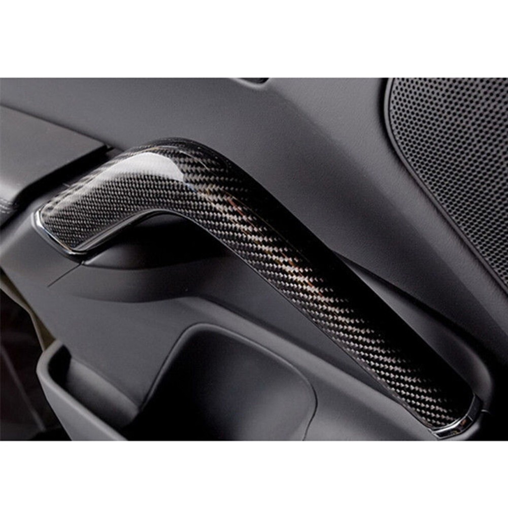 Car Decal 5D Ultra-Gloss Glossy Black Carbon Fiber Vinyl Wrap Sticker ...