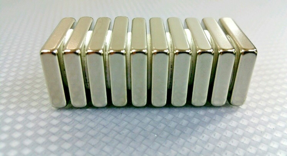 50 Huge Neodymium Block Magnets. Super Strong Rare Earth N52 1" × 3/4 ...