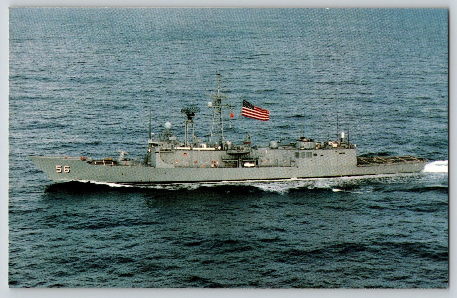Postcard US Navy Ship - USS Simpson - FFG-56 - Guided Missile Frigate ...