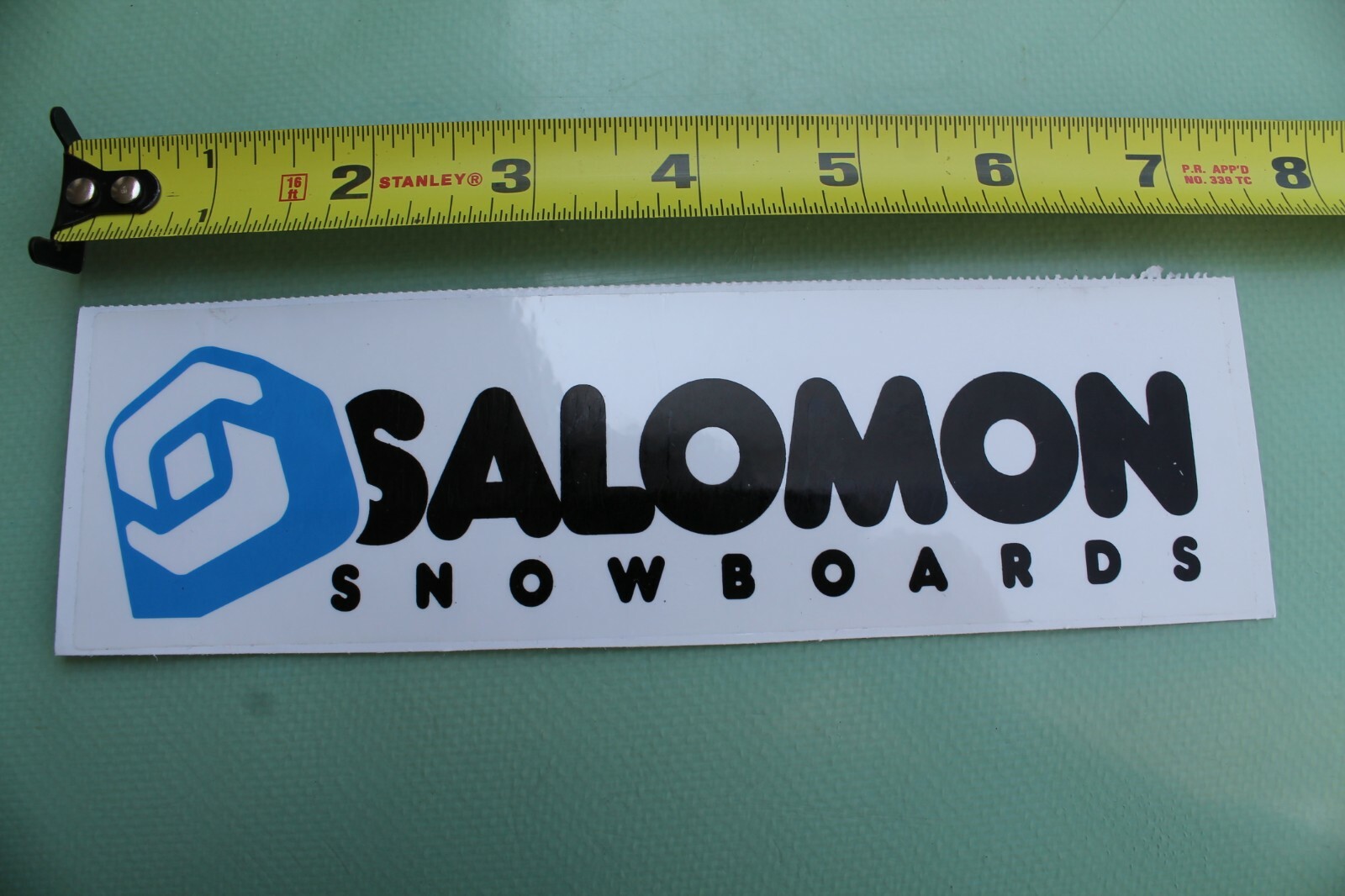 SALOMON Snowboards White Logo SNOW Snowboarding Vintage STICKER | eBay