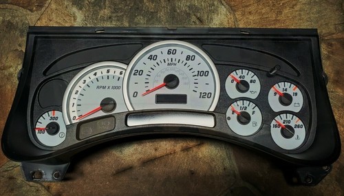 0 Miles 2003 2004 2005 HUMMER H2 Instrument SPEEDOMETER CLUSTER with ...