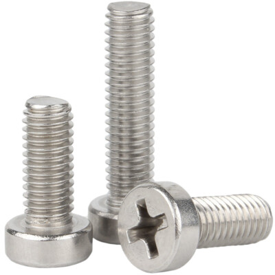 304 Stainless Steel Cross Recess Cheese Head Srew Thin Cap Bolt M2 - M8 ...