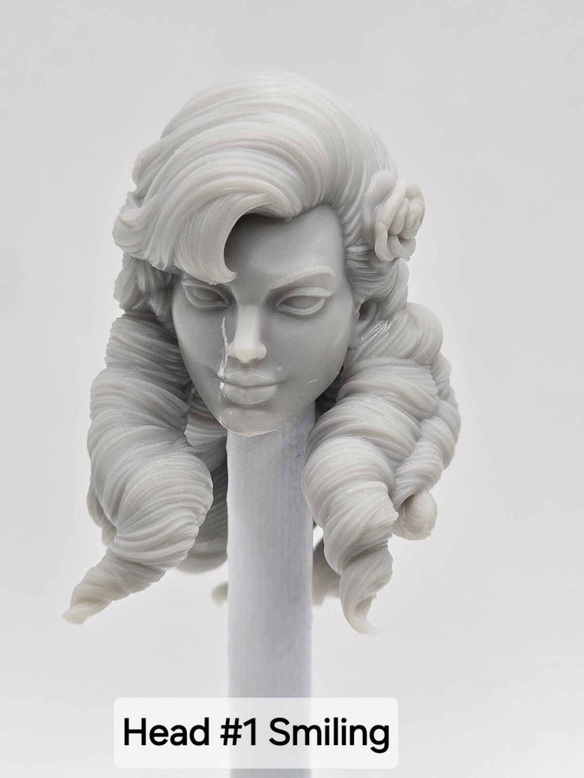 3d Print BLACK CANARY HEAD #1 1:10 7" MARVEL Select McFarlane DC ...