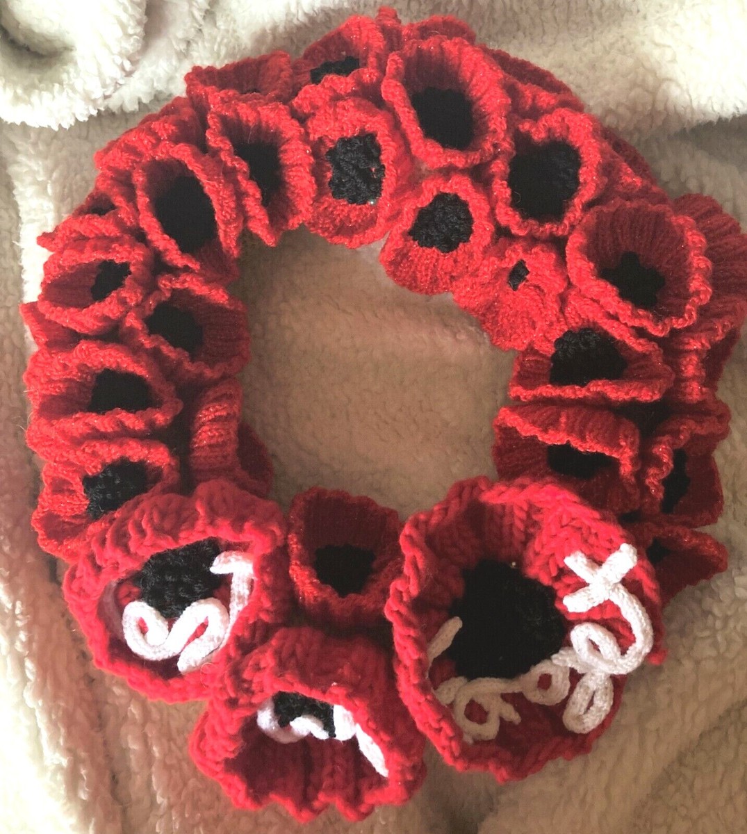 Knitting Pattern Anzac Poppy