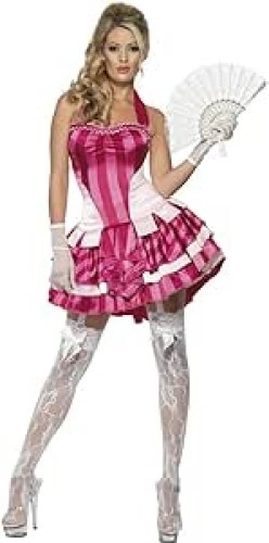 Ladies Sexy Pink French Fancy Costume | eBay UK