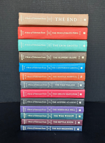 A Series of Unfortunate Events By Lemony Snicket 1-13 Complete Set ...