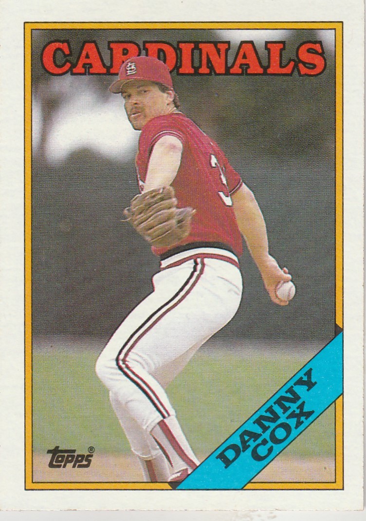 FREE SHIPPING-MINT-1988 Topps St. Louis Cardinals #59 Danny Cox | eBay