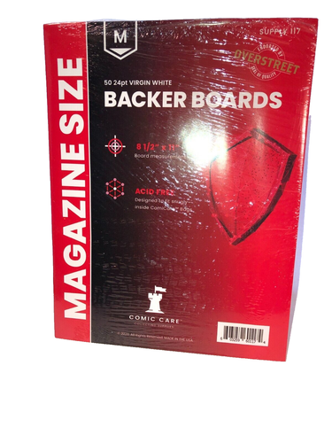 50 MAGAZINE Size Backer BOARDS 24 Pt pack 8.75" x 11" Comic Care NEW | eBay