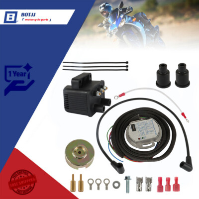 Single Fire Programmable Ignition Coil Kit 53-660 For EVO Big Twin XL ...