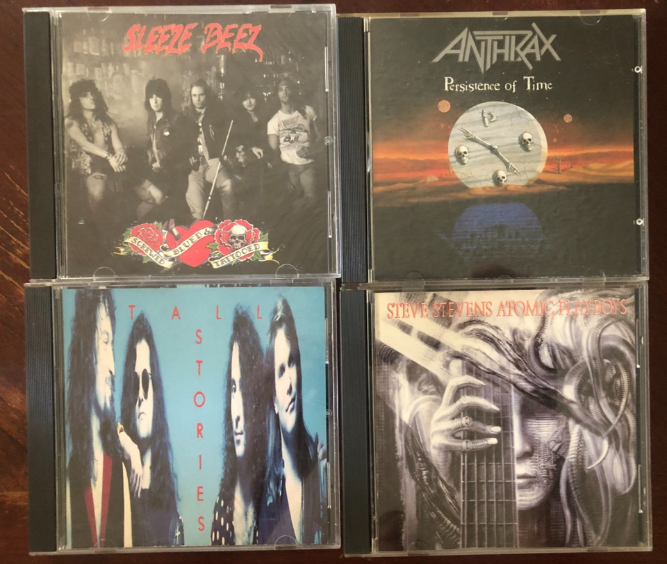10 VINTAGE 80S HEAVY METAL CD LOT! RARE ORIGNAL VINTAGE PRESSING ...