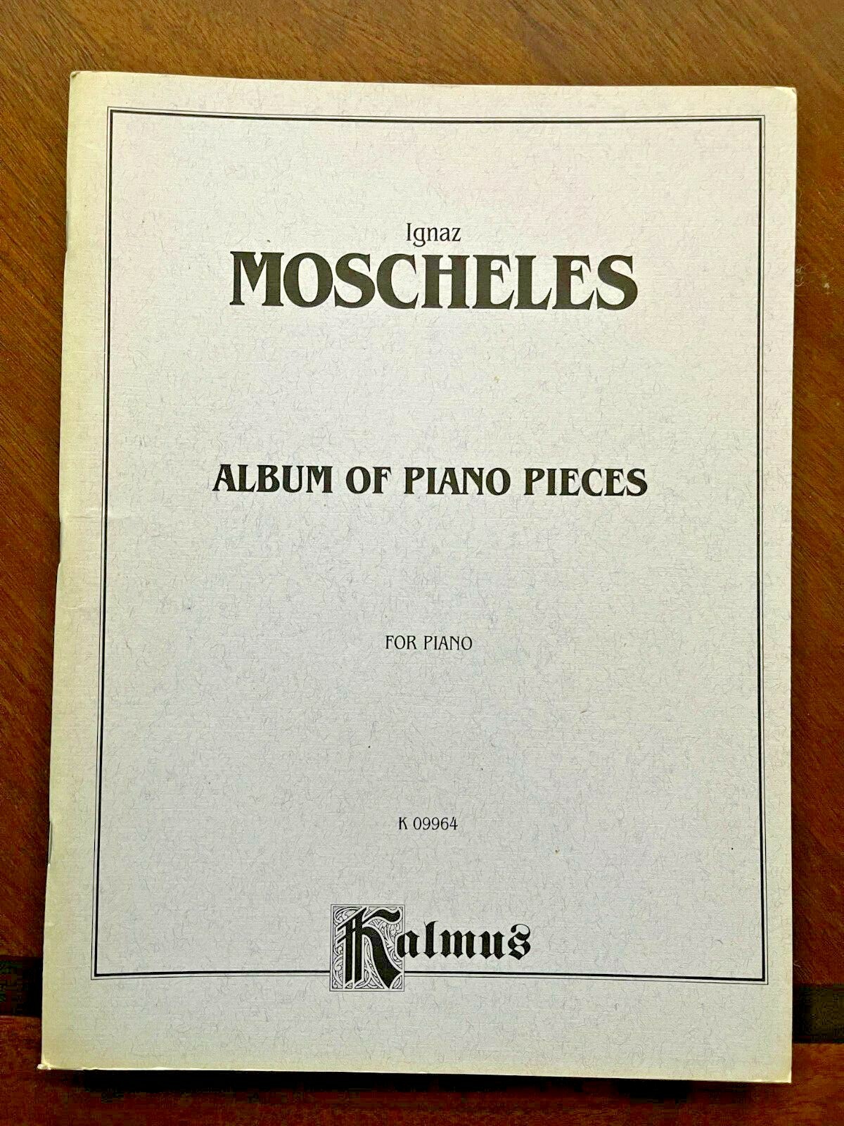 Kalmus - Ignaz Moscheles - Album of Piano Pieces | eBay
