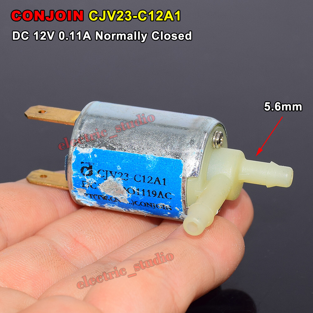 CJV23-C12A1 DC 12V Small Mini Electric Solenoid Water Air Valve ...