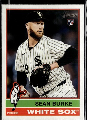 2025 Topps Heritage Baseball #262 Sean Burke, Chicago White Sox RC | eBay