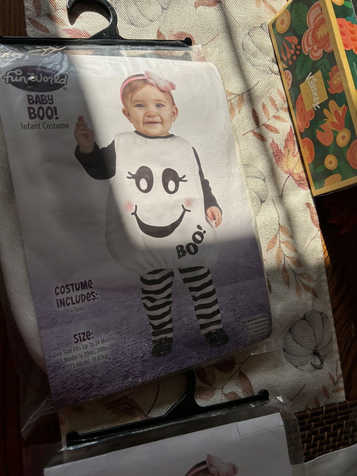 Ghost Costume Spirit Halloween Super Cute Baby Boo Bu… - Gem