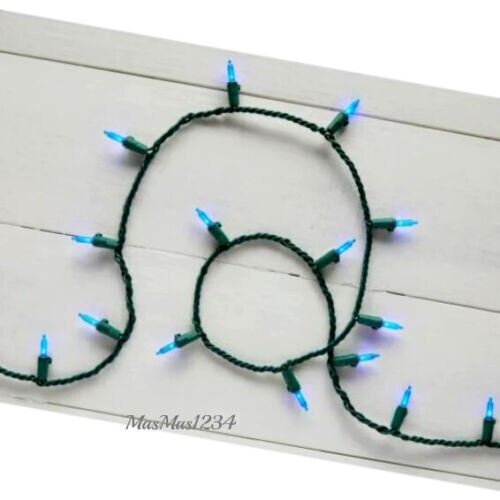 Home Accents Holiday 100 Ct Blue Mini LED Lights Set, 29.5 Ft | eBay