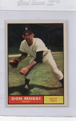 Don Mossi 1961 Topps # 14 Detroit Tigers | eBay Australia