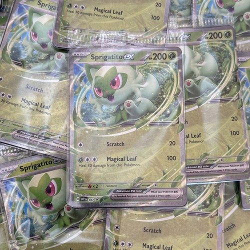 Sealed Sprigatito SVP 087 Paldea Pikachu Adventure Chest Promo Pokemon ...