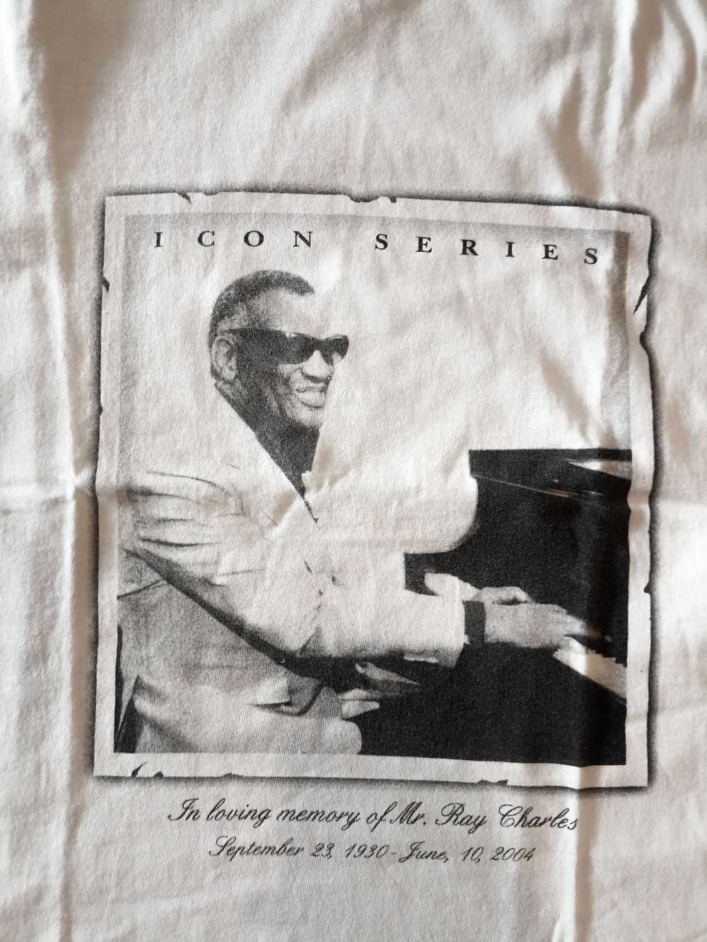 2004 In Loving Memory of Ray Charles Shirt Classic Wh… - Gem