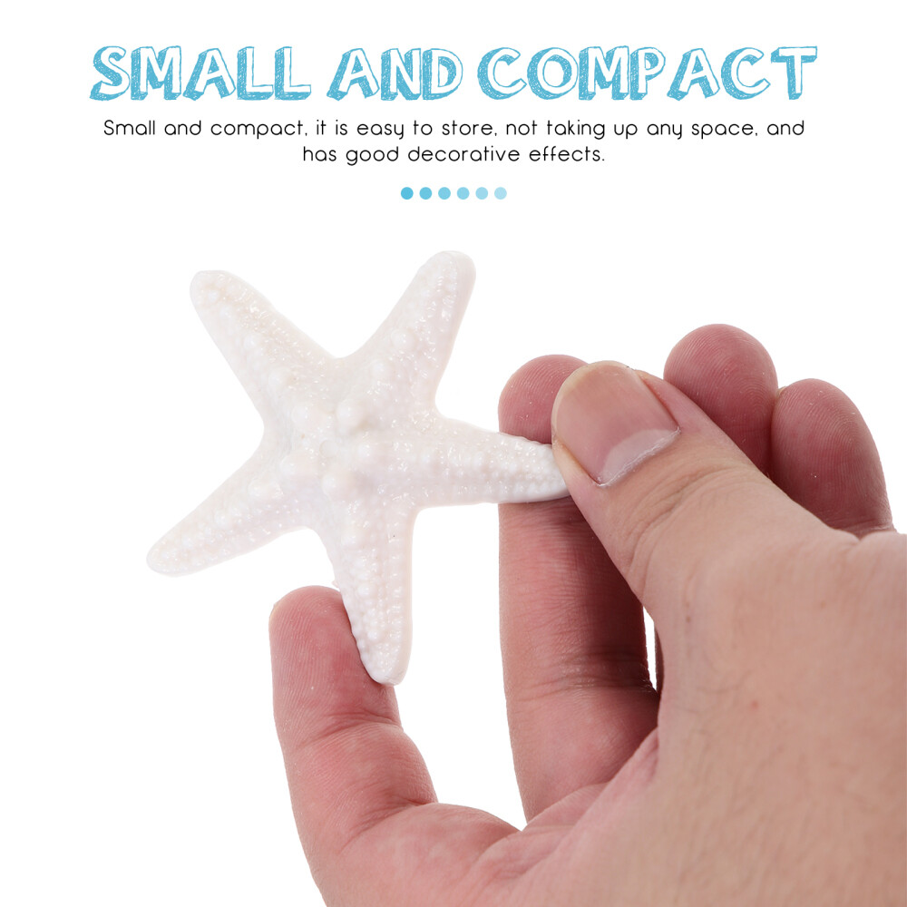 75 Pcs Sterndekorationen Simulation Seestern Cute Decor White Out Tier ...