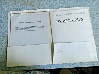 MOVIE PRESS KIT PASSED AWAY BOB HOSKINS MOVIE PHOTOS AND INFORMATION ...