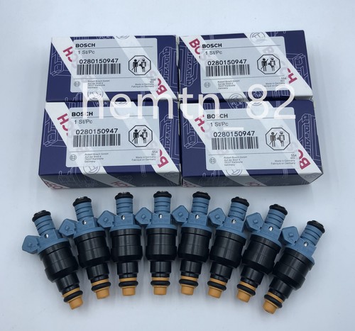 8PCS Genuine BOSCH 25LB Fuel Injectors OEM 0280150947 For Ford F250 ...