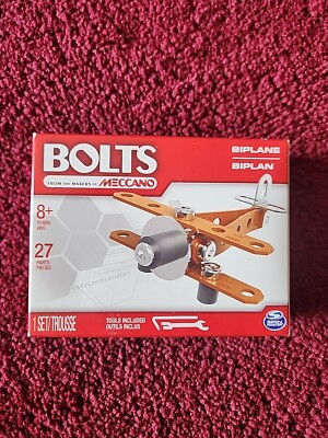 Erector Meccano Engineering & Robotics Small Orange Biplane New | eBay