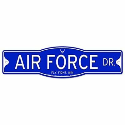 Air Force United States of America Veteran 4" x 17" Plastic Street Sign ...