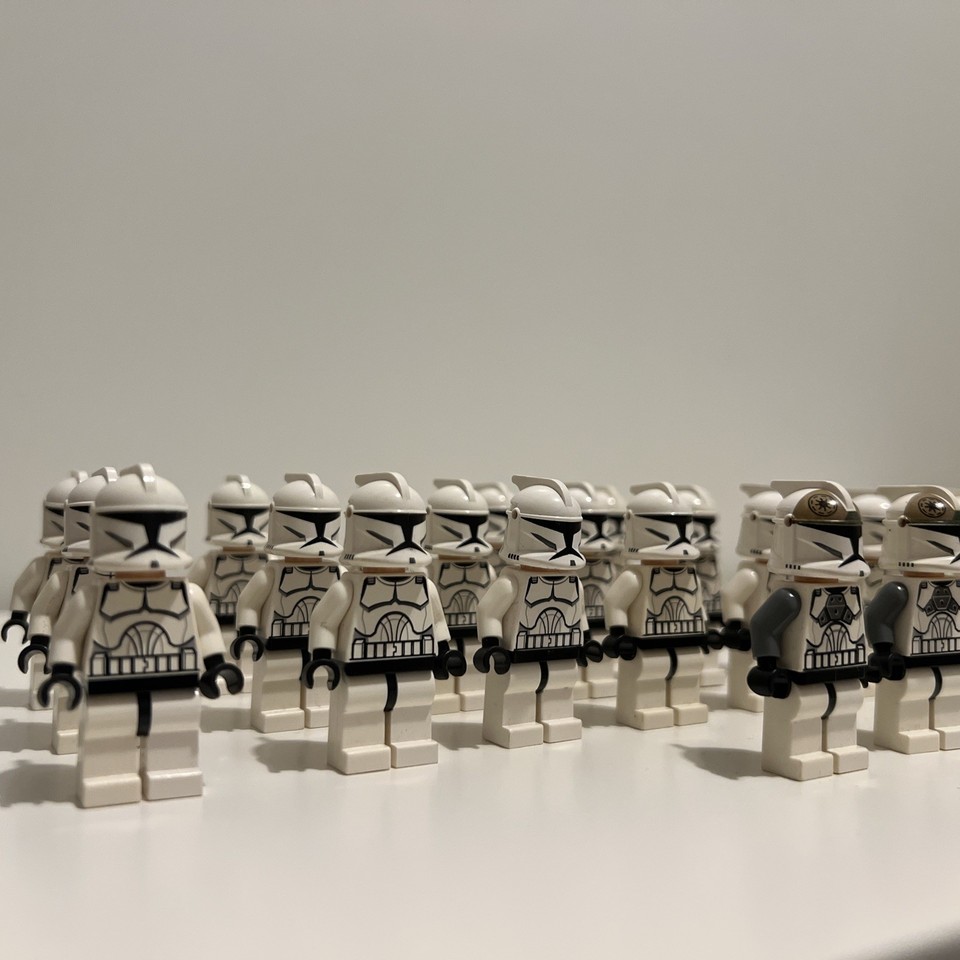 Lego Star Wars Phase 1 Clone Trooper Army | Bundle Joblot | 42 Minifigs ...