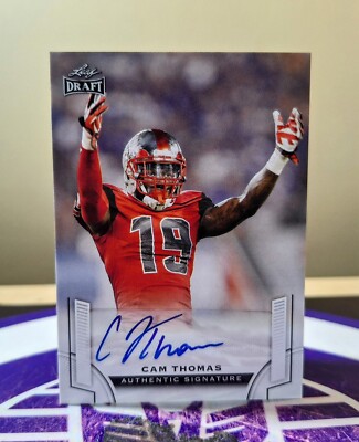 2015 LEAF DRAFT CAM THOMAS ROOKIE AUTOGRAPH AUTO | eBay