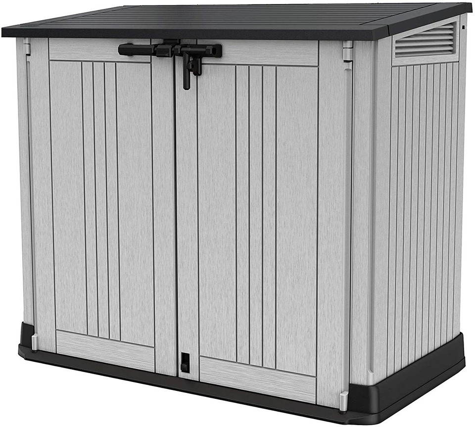 Large Keter Store NOVA Garden Lockable Storage Box XL Shed Outside Bike ...