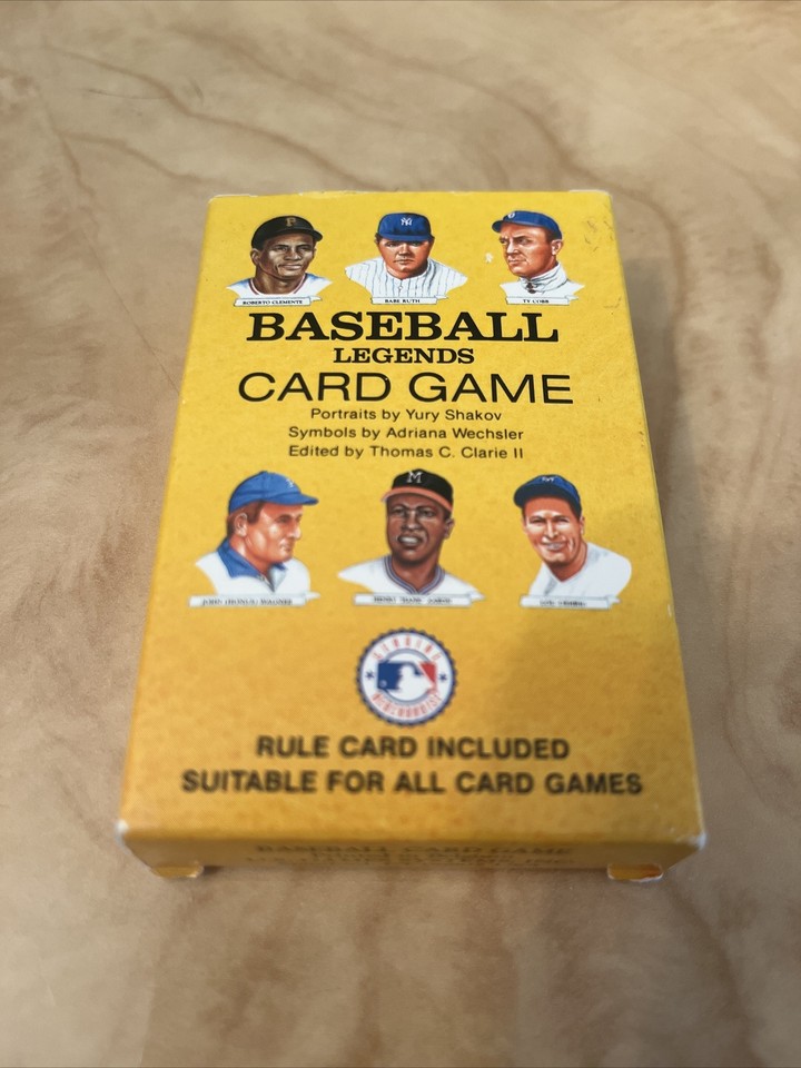 BASEBALL LEGENDS CARD GAME 1991 BY US CARD SYSYEMS COMPLETE | eBay