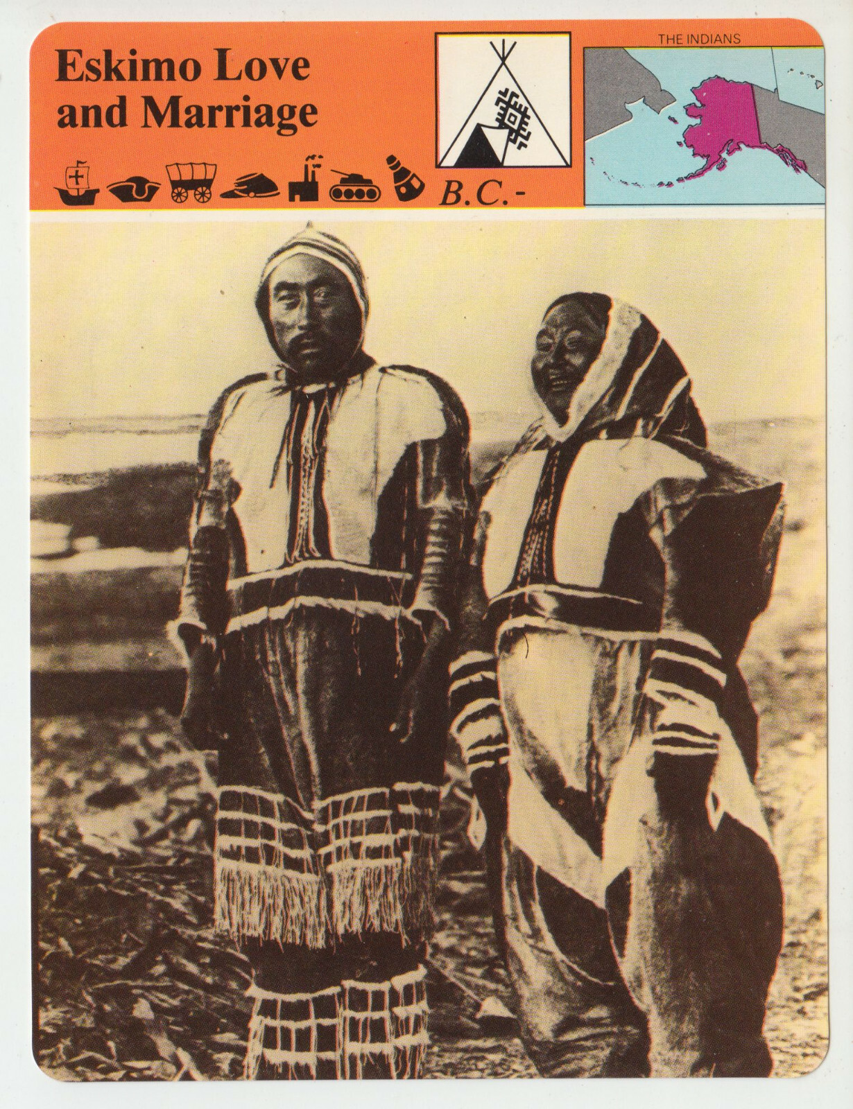 ESKIMO LOVE AND MARRIAGE Inuit Indian History 1981 STORY OF AMERICA ...