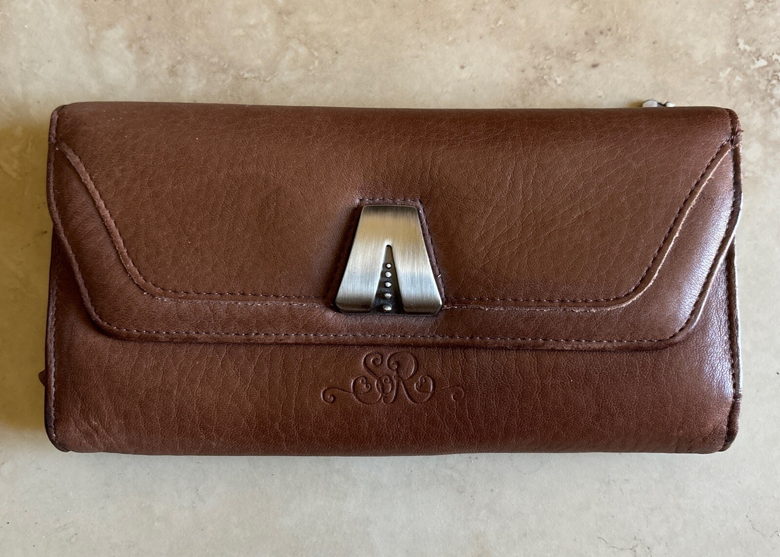 VINTAGE LONGABERGER SO RACHEL Soft Leather WALLET BRO… - Gem