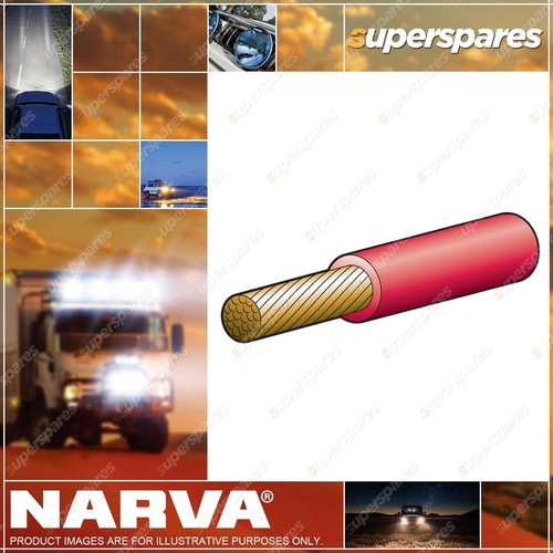 Narva 100 Amps Red Colour 8 Battery & Starter Cable Length 30 Meters ...