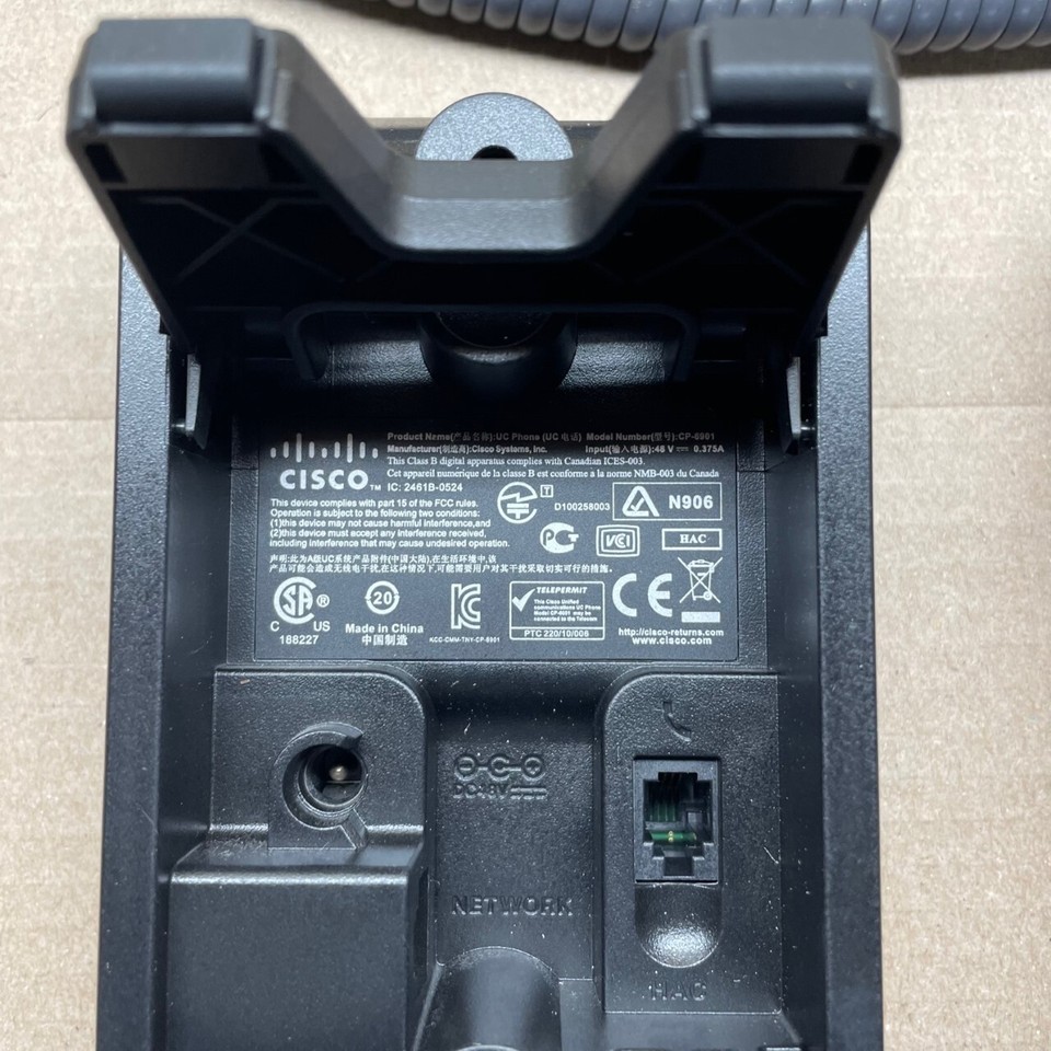 Cisco CP-6901-C-K9= Unified 6901 IP Phone Grade A | eBay