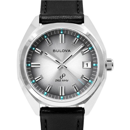 Bulova Classic Jet Star Precisionist 96B414 Sapphire Crystal Gray Dial ...
