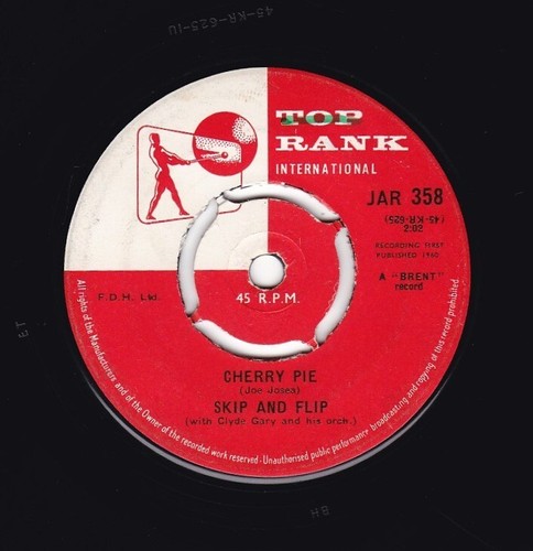 Skip & Flip - Cherry Pie - 7" 45 RPM Single 1960 UK Pressing | eBay